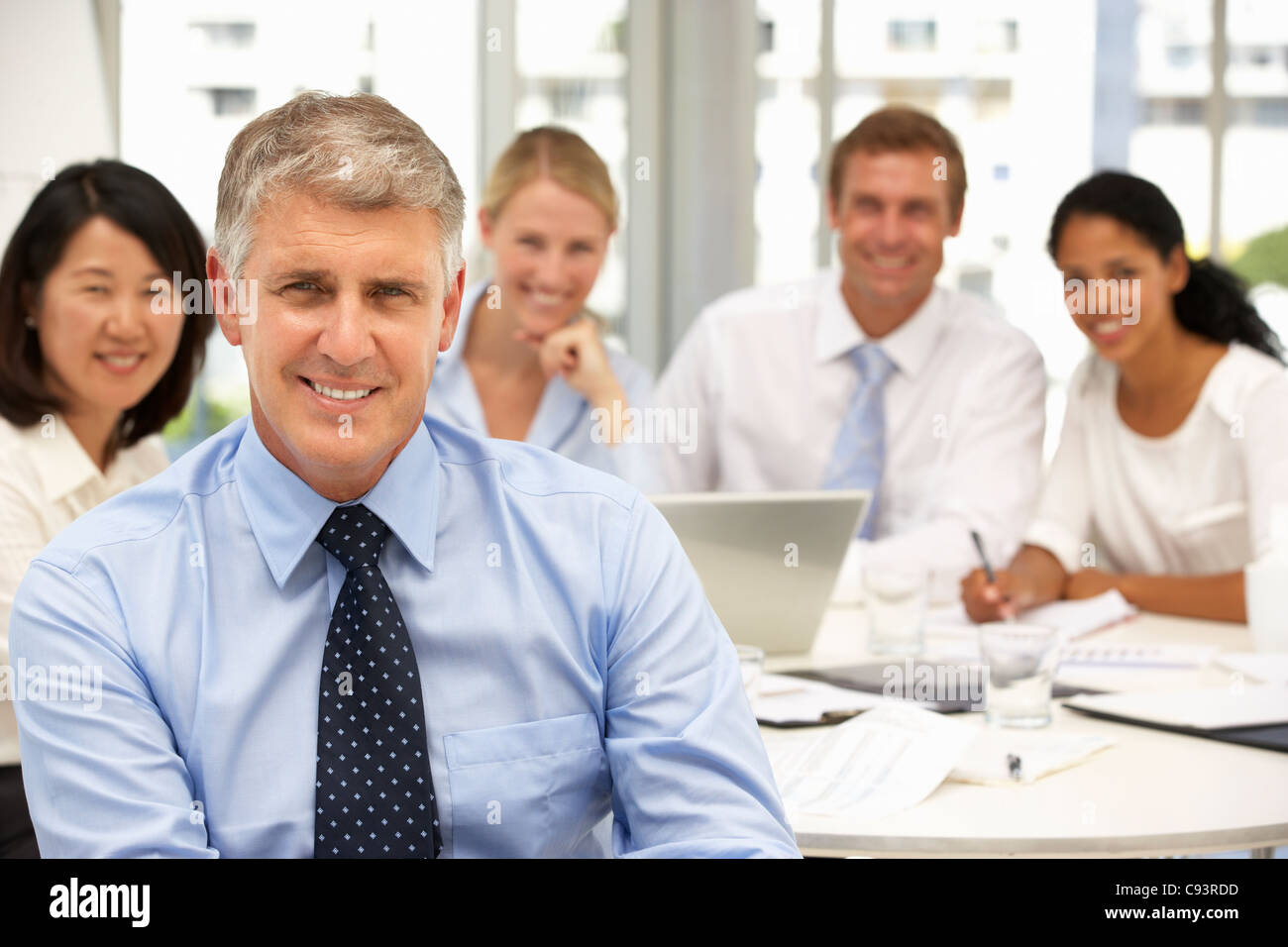 Recruitment office meeting Stock Photo - Alamy