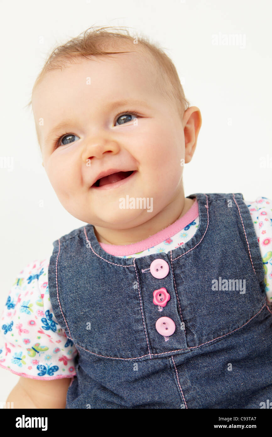 Portrait of happy baby Stock Photo - Alamy