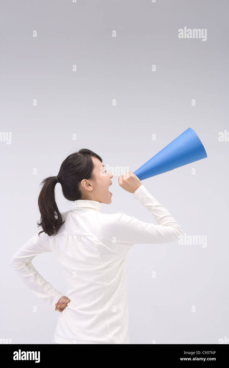 Megaphone shouting ideas hi-res stock photography and images - Alamy