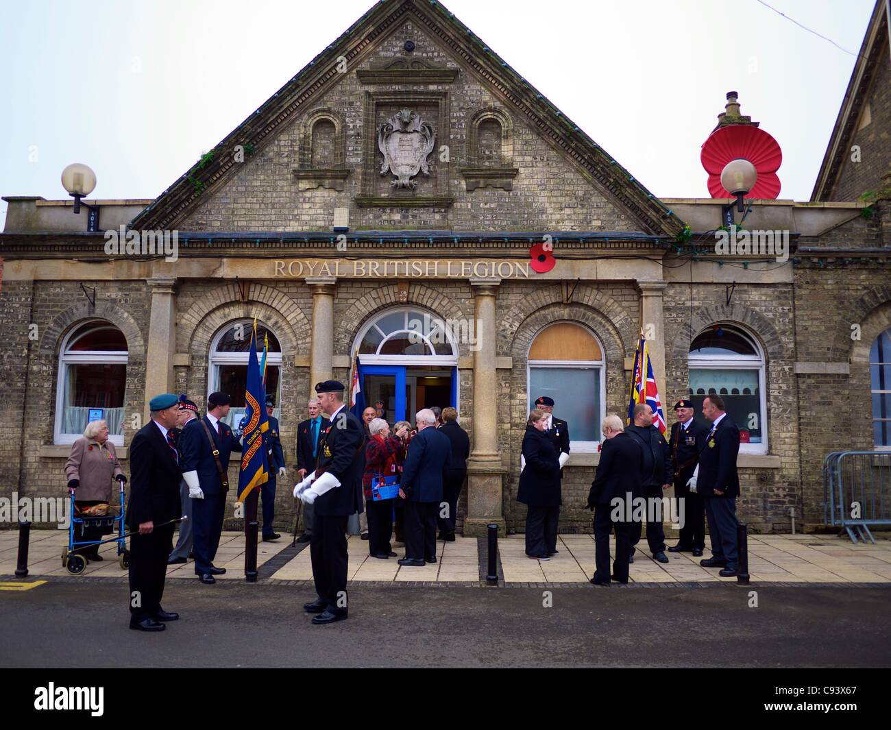 Thetford, Norfolk. Thetford Town Centre fell silent and observed a two ...