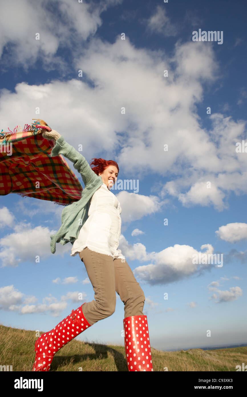 Woman countryside hi-res stock photography and images - Alamy