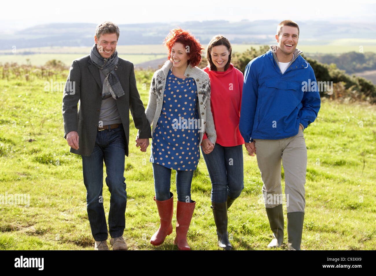 Female country walk hi-res stock photography and images - Alamy