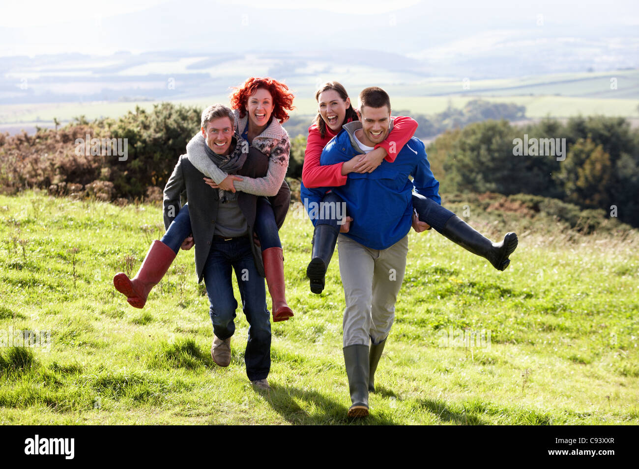 Female country walk hi-res stock photography and images - Alamy