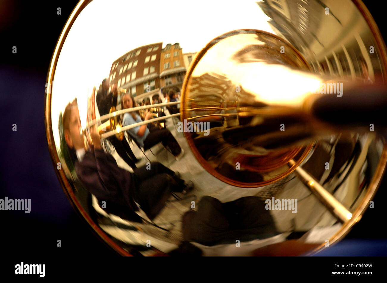 School concert band hi-res stock photography and images - Alamy