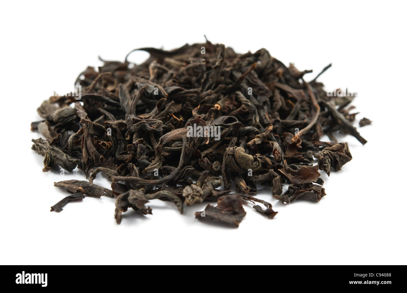 black tea isolated on a white background Stock Photo - Alamy