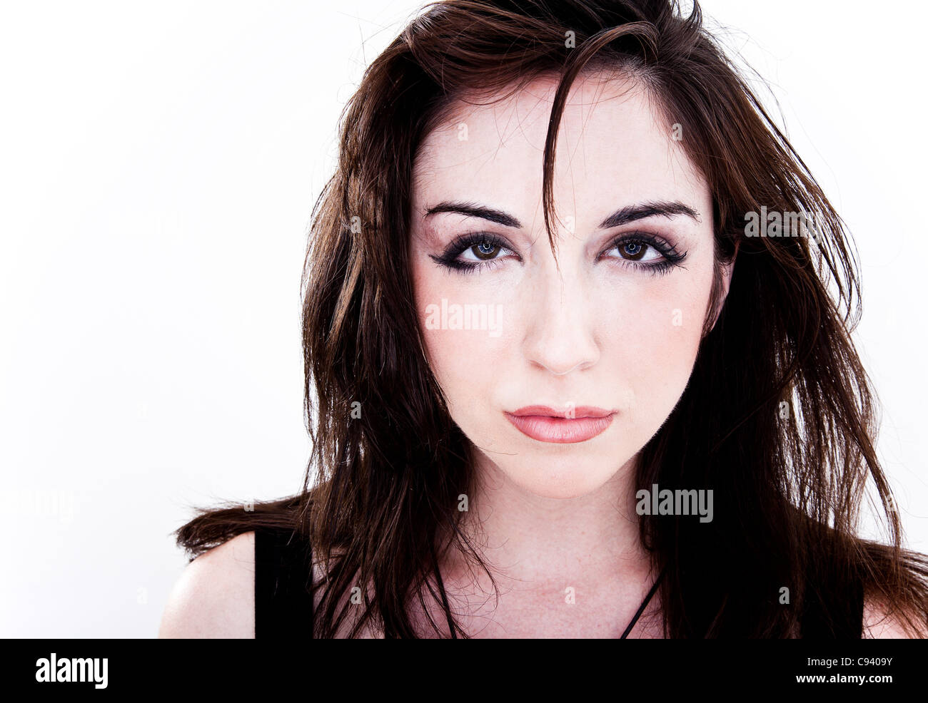 Dishevelled Woman High Resolution Stock Photography and Images - Alamy