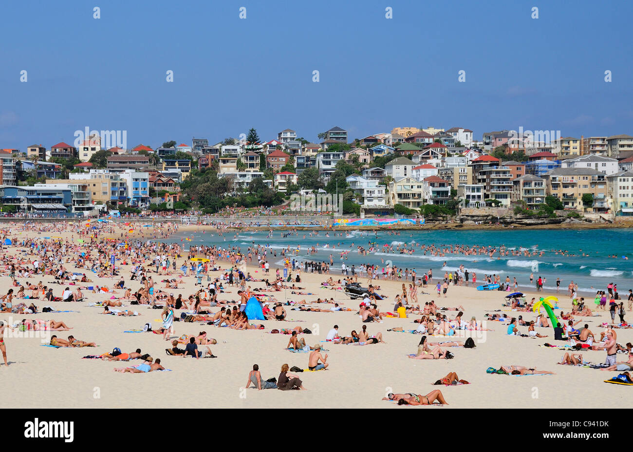 Bondi beach sunbathers hi-res stock photography and images - Alamy