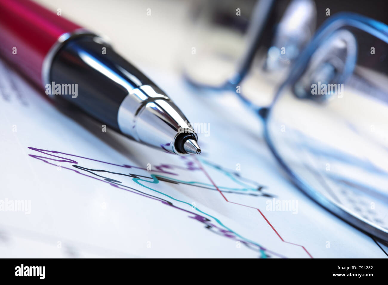 Scrutiny charts hi-res stock photography and images - Alamy