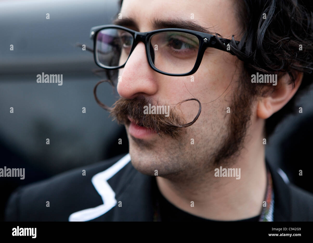 Pointy moustache hi-res stock photography and images - Alamy