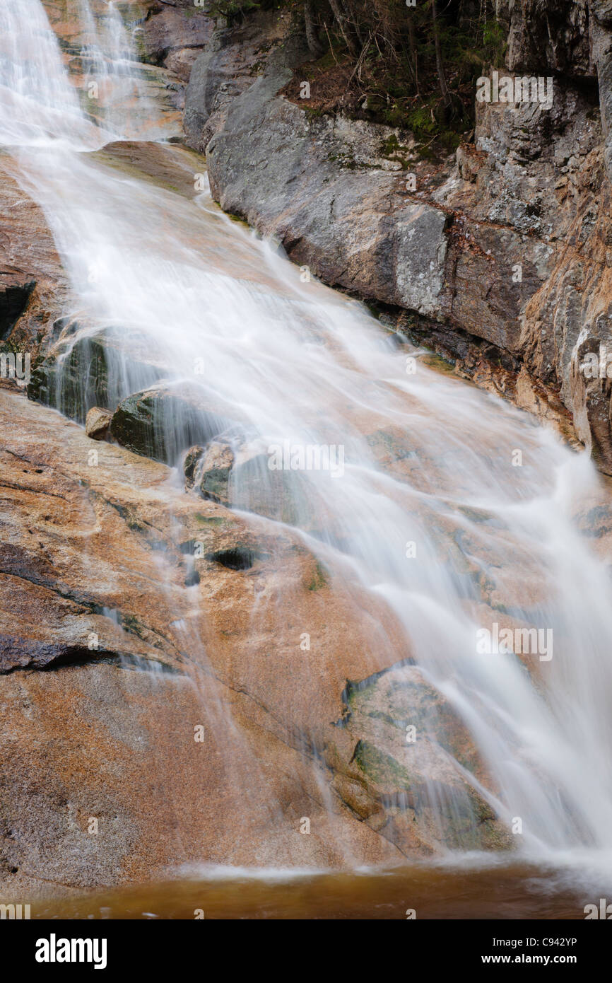 Ripley Falls on Avalanche Brook in Crawford Notch State Park in Hart’s ...