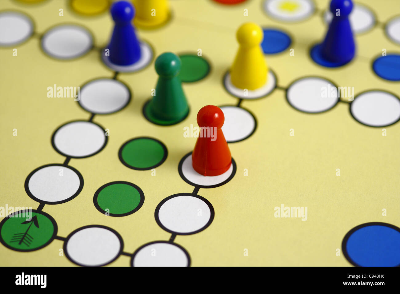 game on board Stock Photo - Alamy