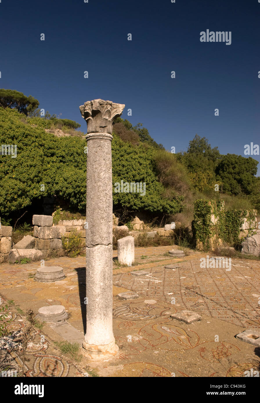 Byzantine mosaics and remains, Beit Mery, Metn, Mount Lebanon, Lebanon ...
