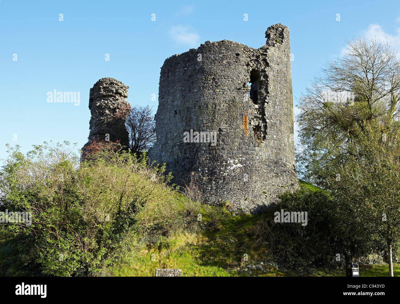 Llandovery castle ruins hi-res stock photography and images - Alamy