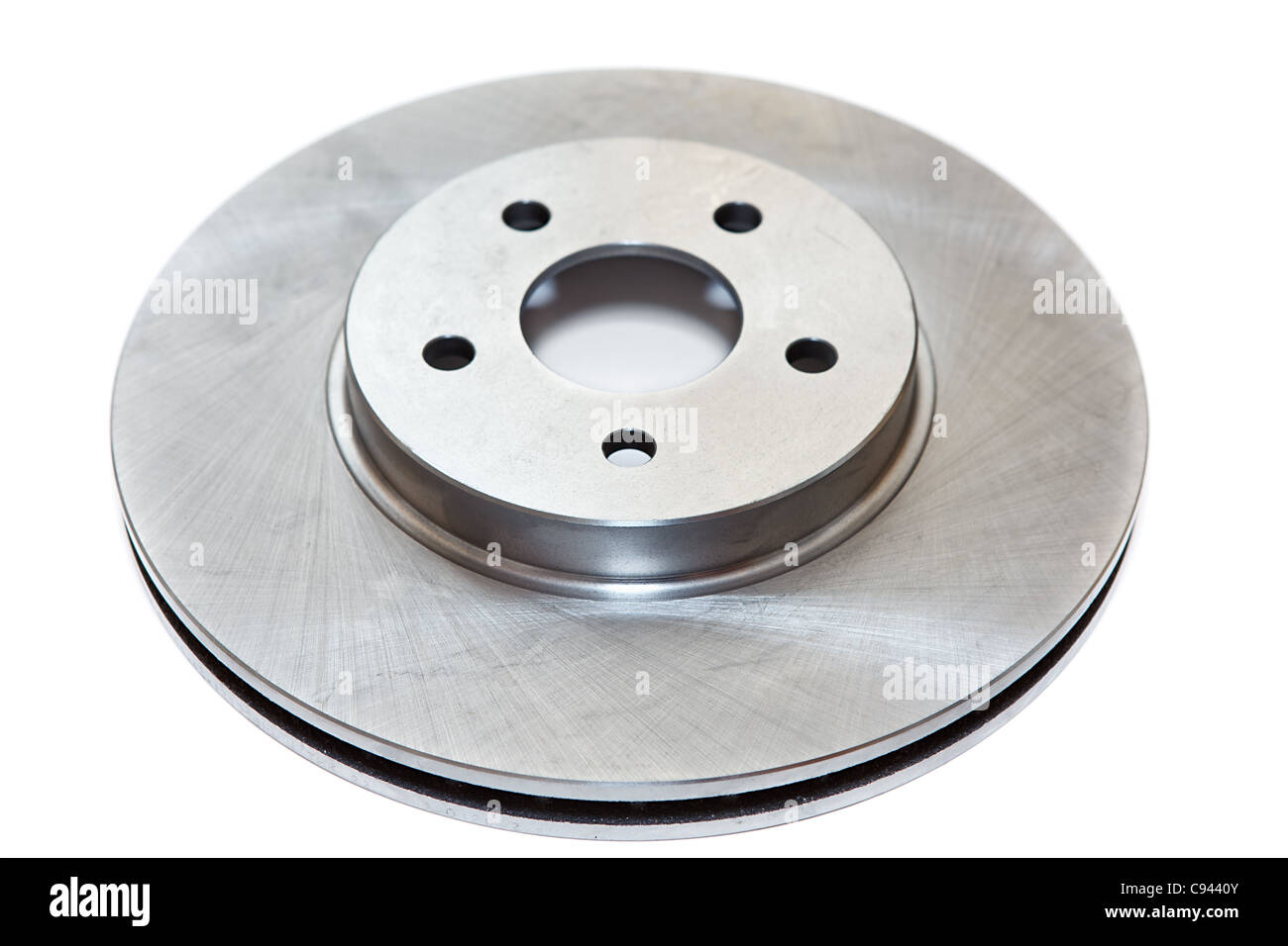 New brake disc isolated on white background Stock Photo - Alamy
