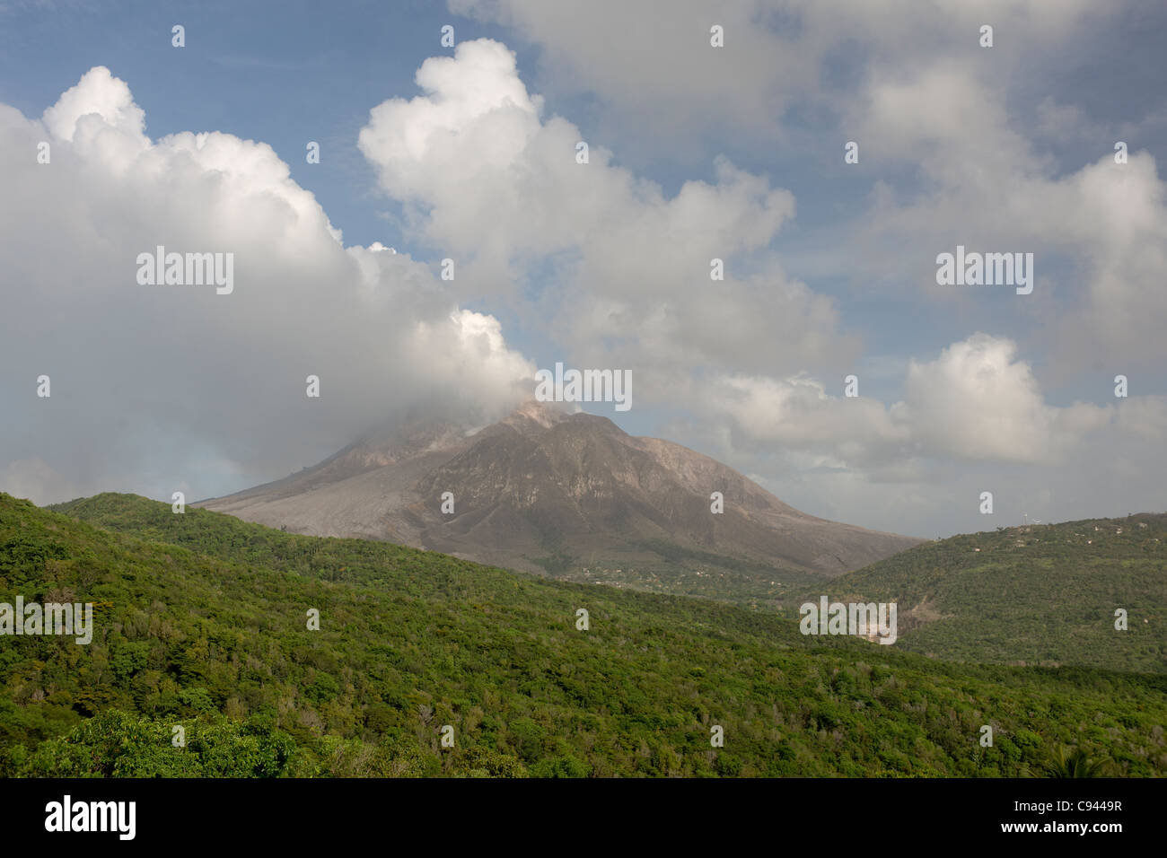 Montserrat volcano hi-res stock photography and images - Alamy