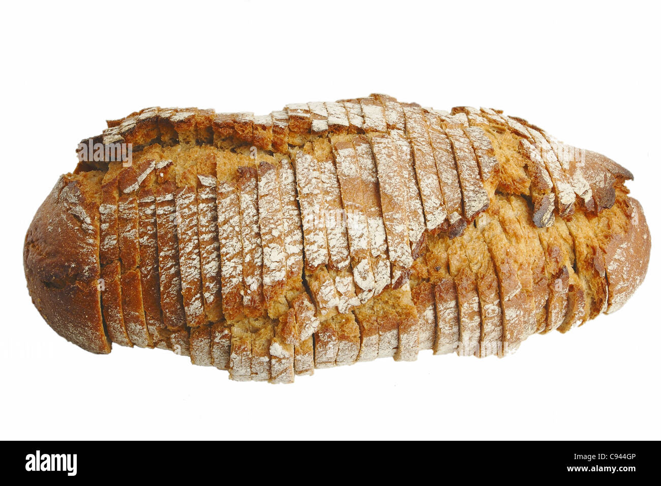 fresh german bread on the white background Stock Photo - Alamy