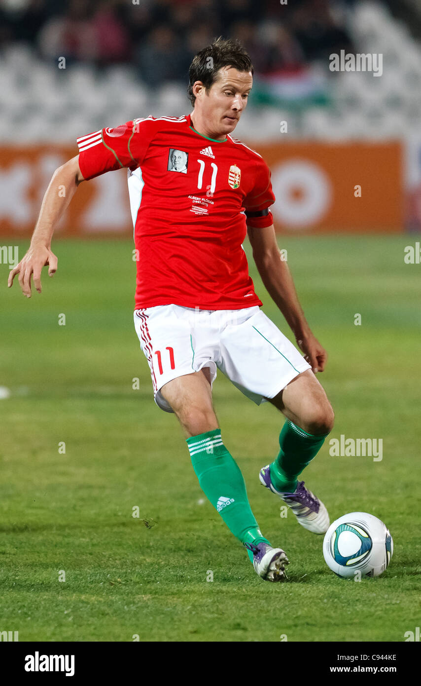 Budapest - November 11: Hungarian Daniel Tozser during Hungary vs ...