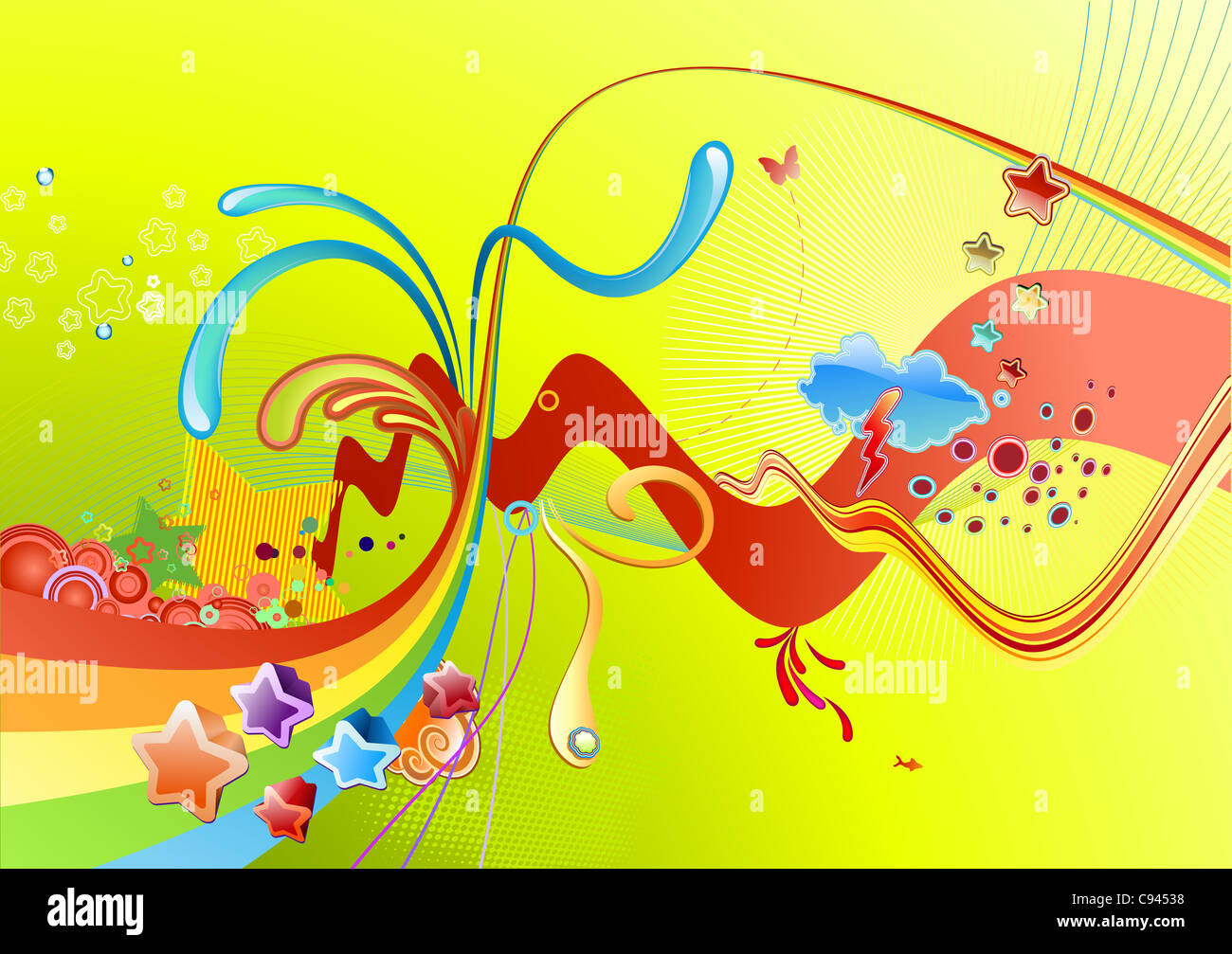 illustration of colorful funny Candy background Stock Photo - Alamy