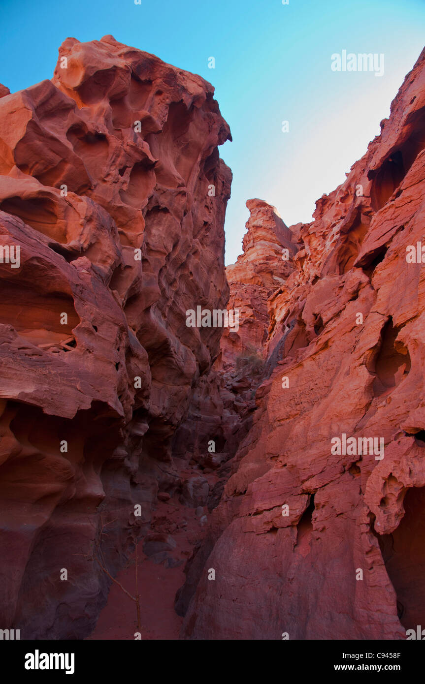 Wadi Rum rock formation Stock Photo - Alamy