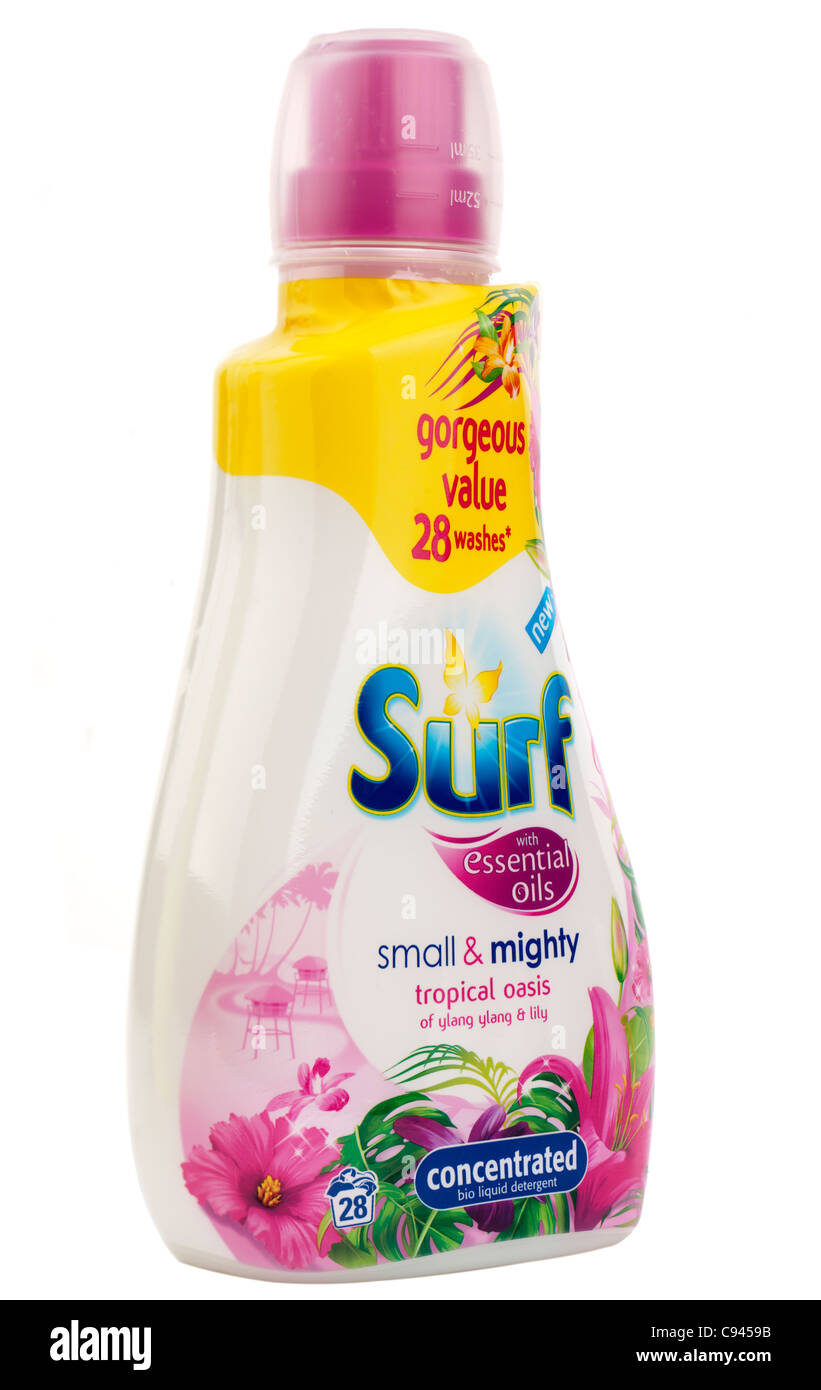 Bottle of Surf concentrated liquid detergent Stock Photo - Alamy