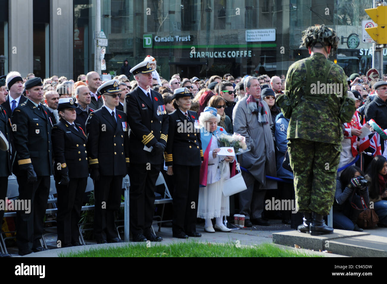 Royal Canadian Navy Officers including Lieutenant Commander Timothy O ...