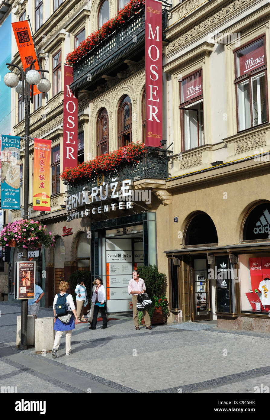 Cerna Ruze Shopping Centre Na Prikope near Wenceslas Square Nove Mesto ...