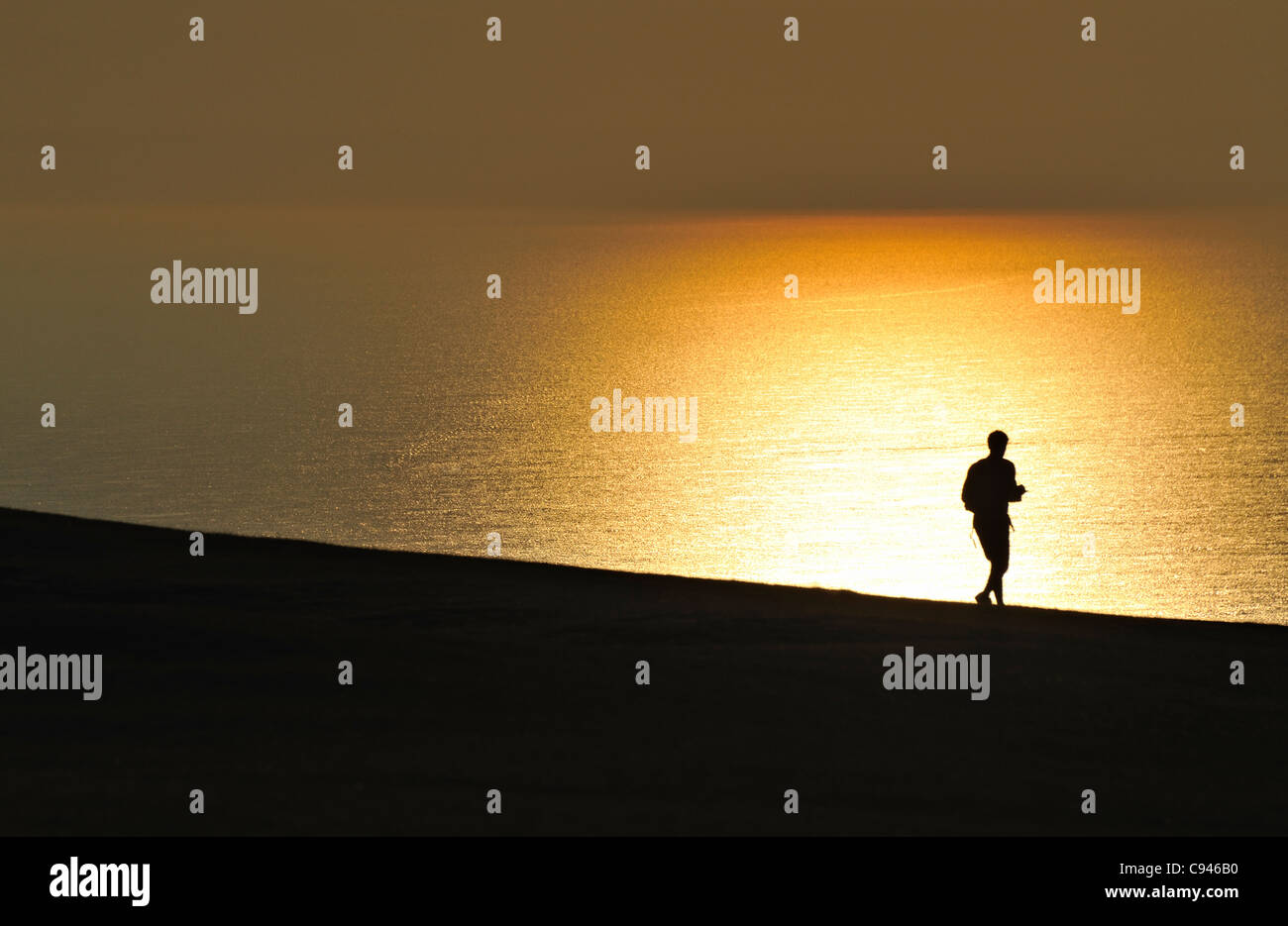Sunset at Beachy Head, East Sussex, UK Stock Photo - Alamy
