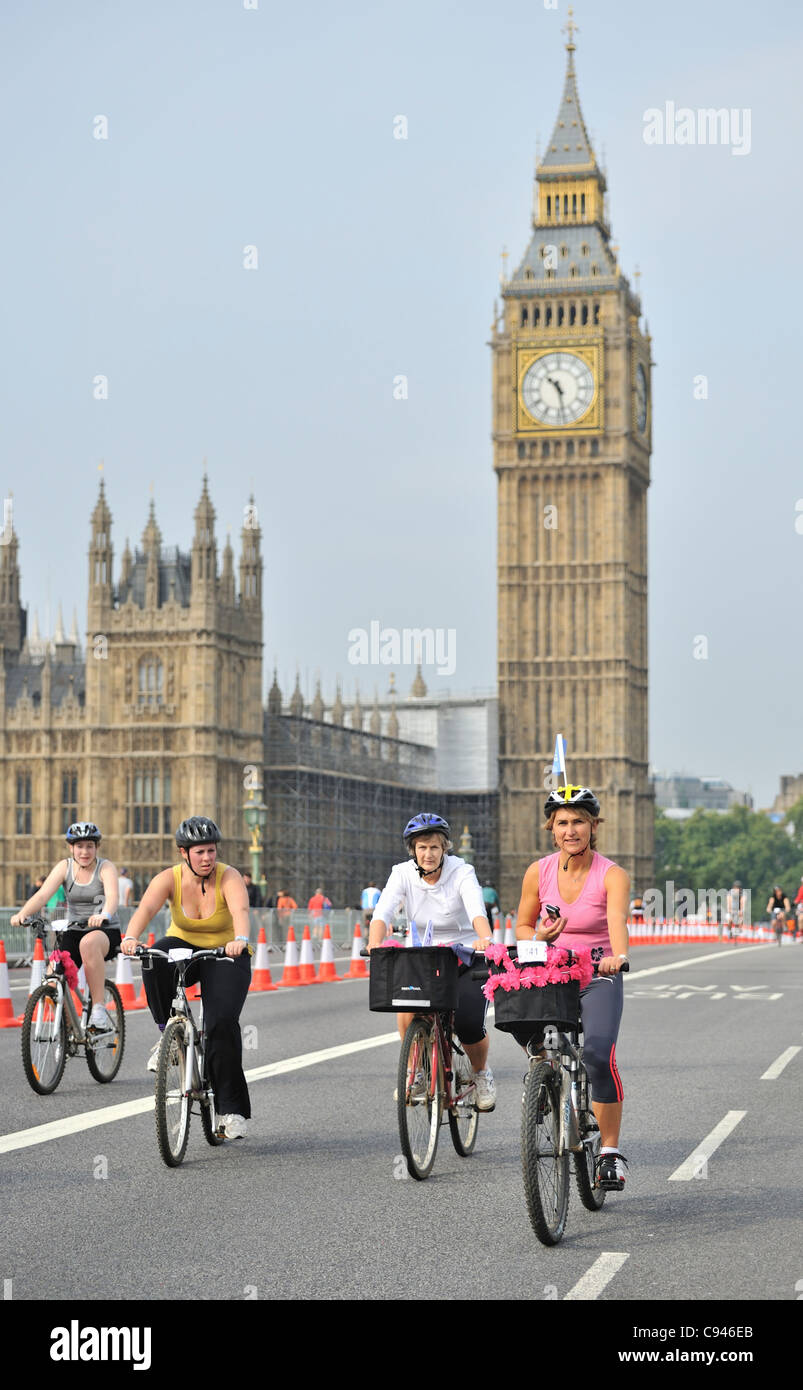 Cyclists participating in the Tour of Britain cycling event on 19th ...
