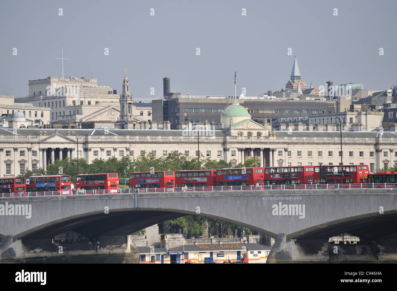 Waterloo bridge vehicles hi-res stock photography and images - Alamy