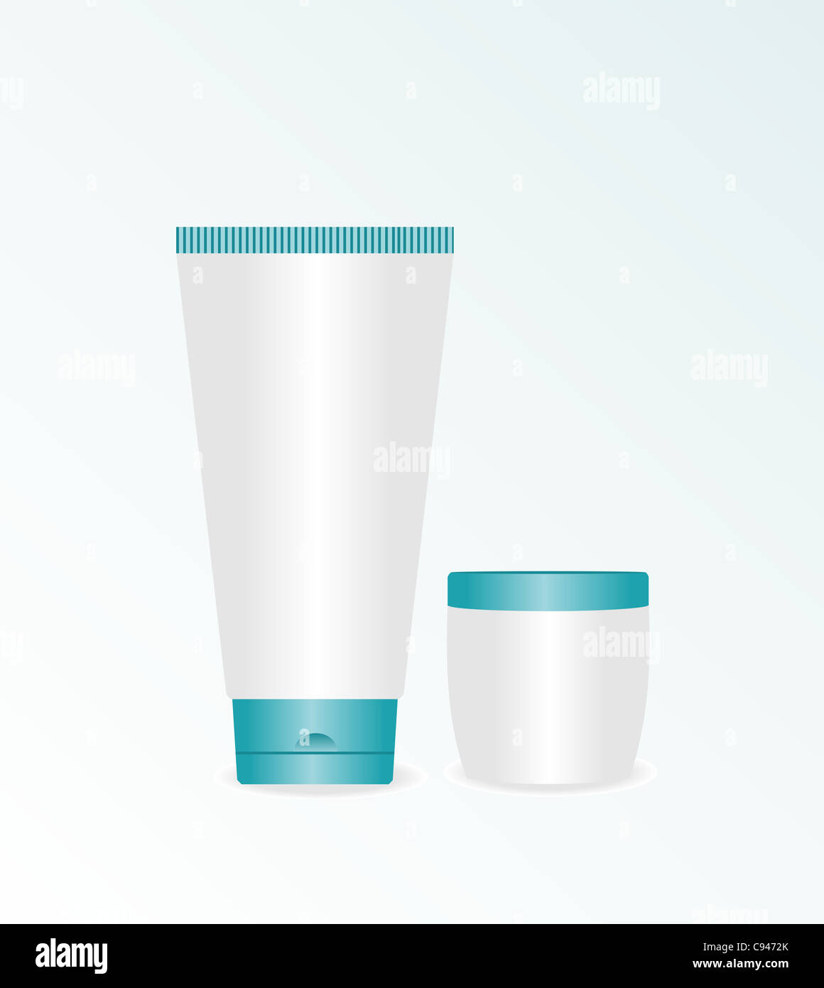 Realistic illustration of cream cosmetic - vector Stock Photo - Alamy