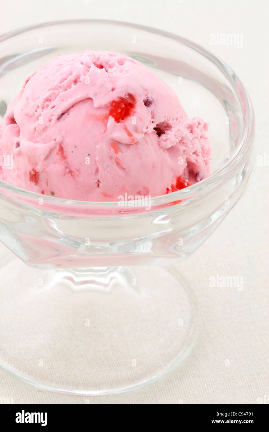 delicious assorted berries ice cream Stock Photo - Alamy