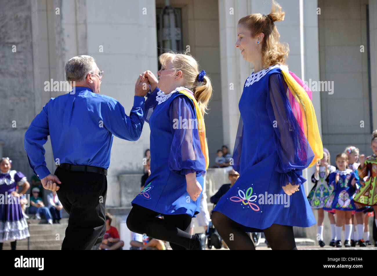 Irish traditional dancing Stock Photo - Alamy