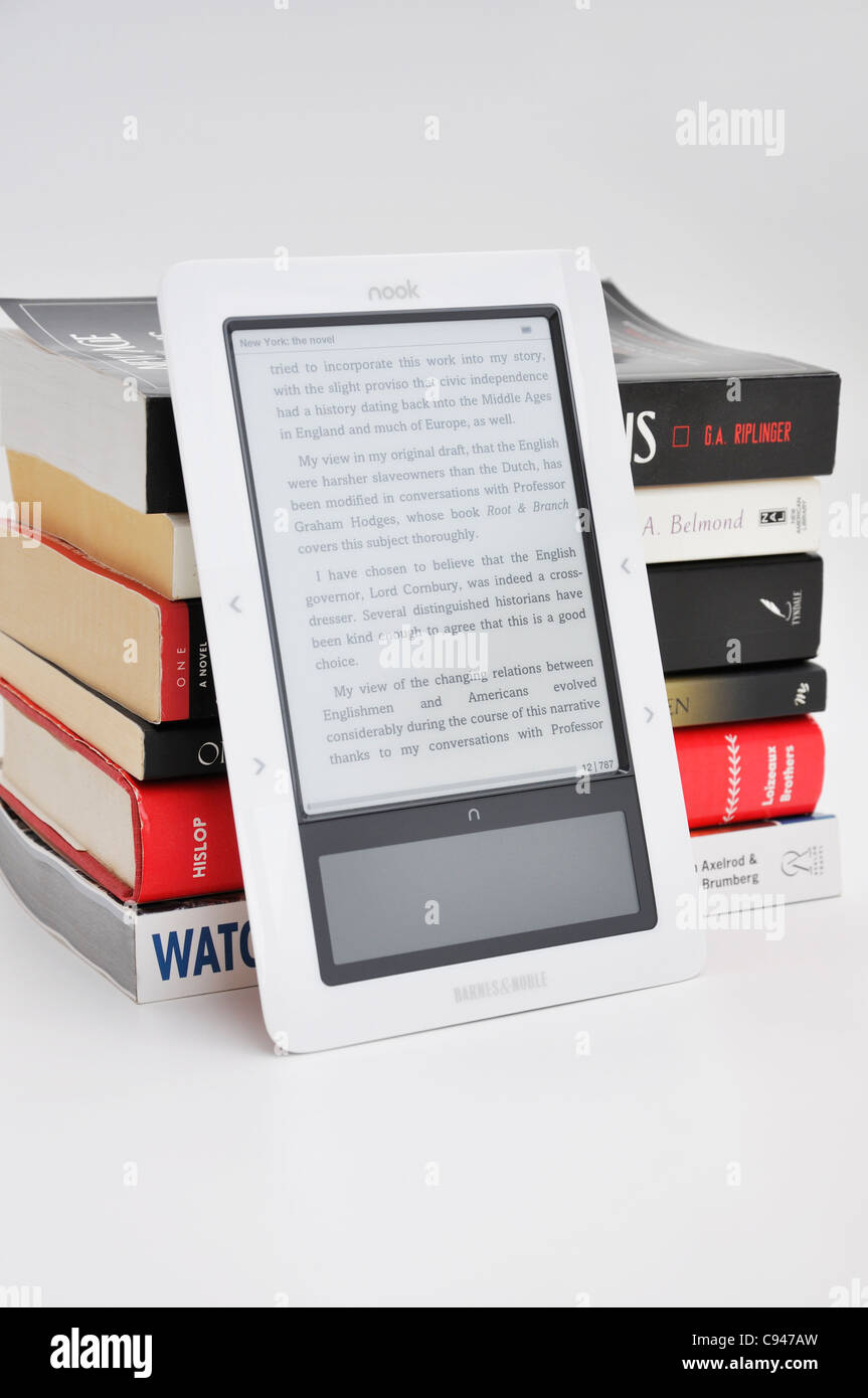 Barnes & Noble NOOK - electronic reader Stock Photo - Alamy