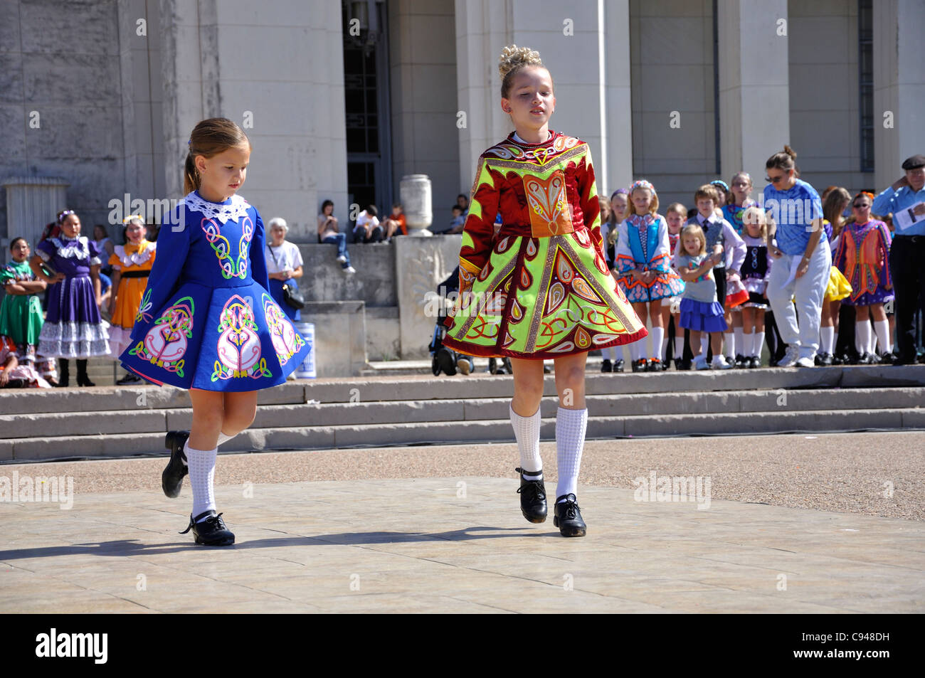 Irish traditional dancing Stock Photo - Alamy