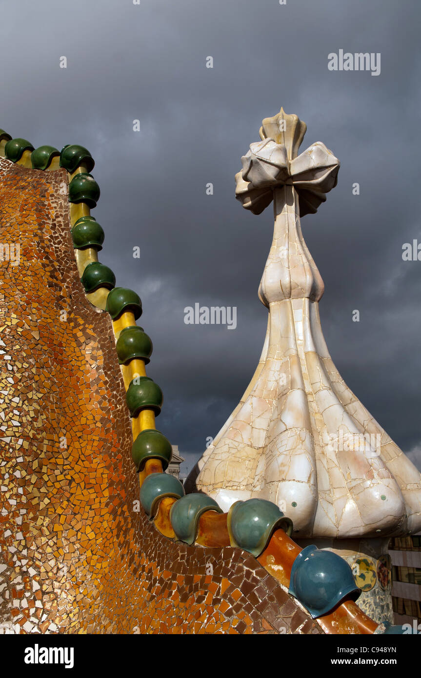 Casa batllo roof hi-res stock photography and images - Alamy