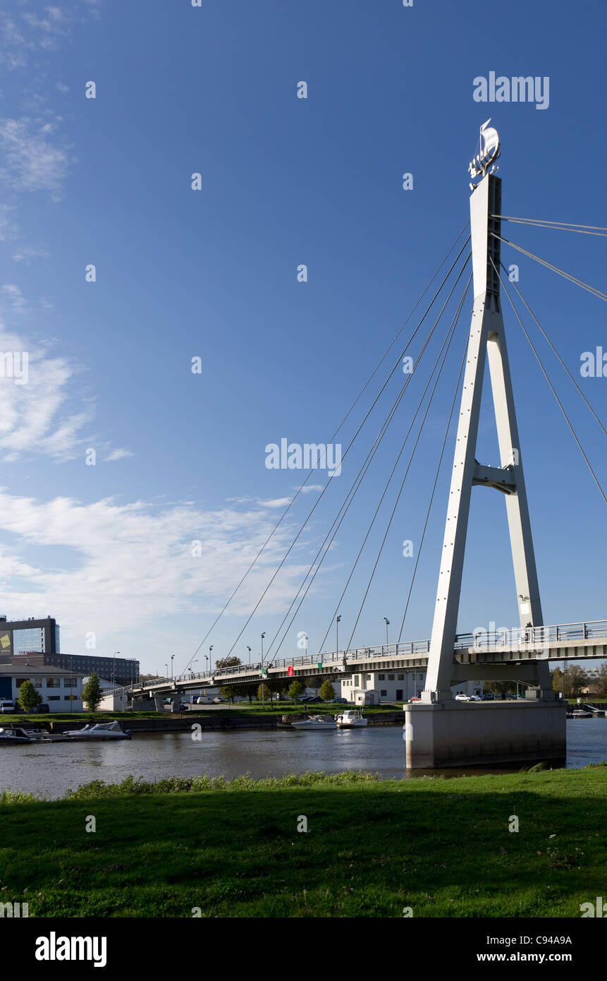 Bridge over Emajogi River in Tartu, Estonia Stock Photo - Alamy