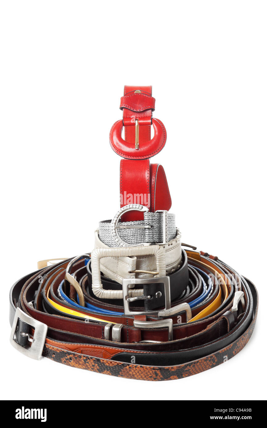 Rolled up belts hi-res stock photography and images - Alamy