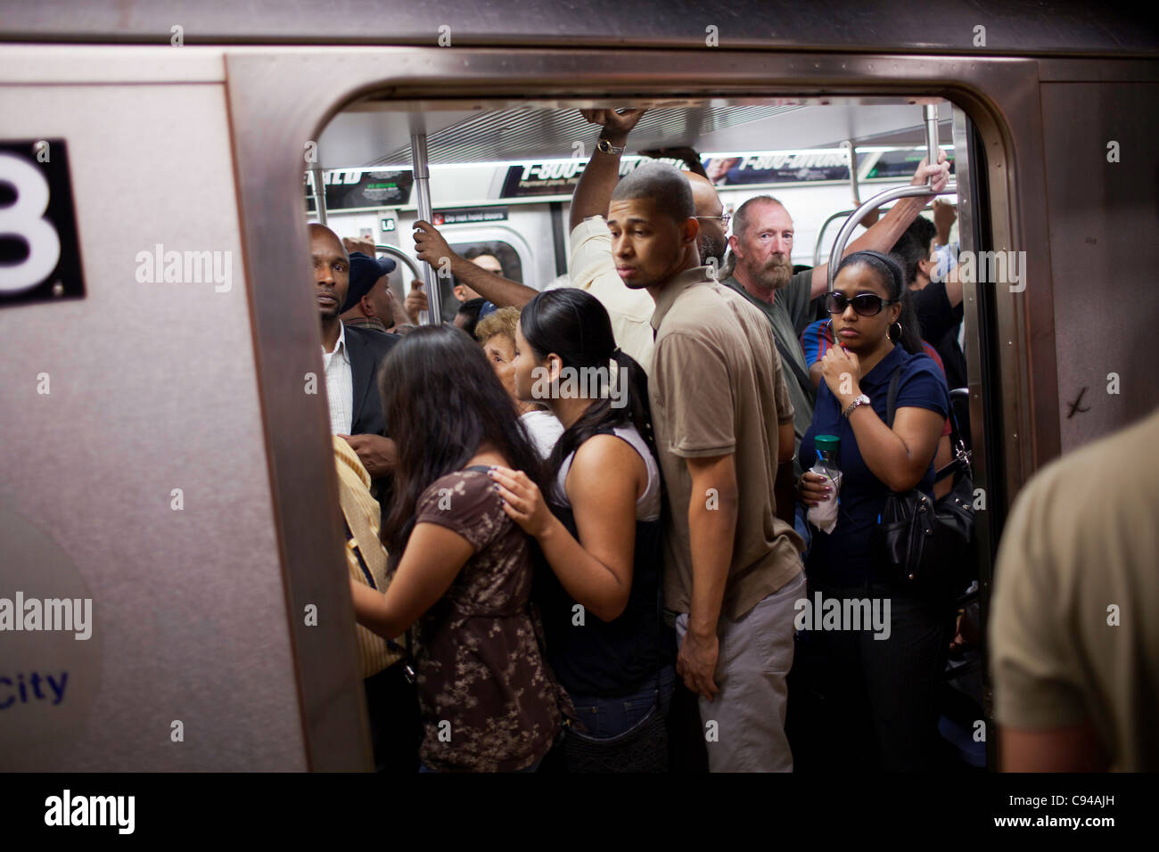 New York Subway Rush Hour High Resolution Stock Photography and Images ...