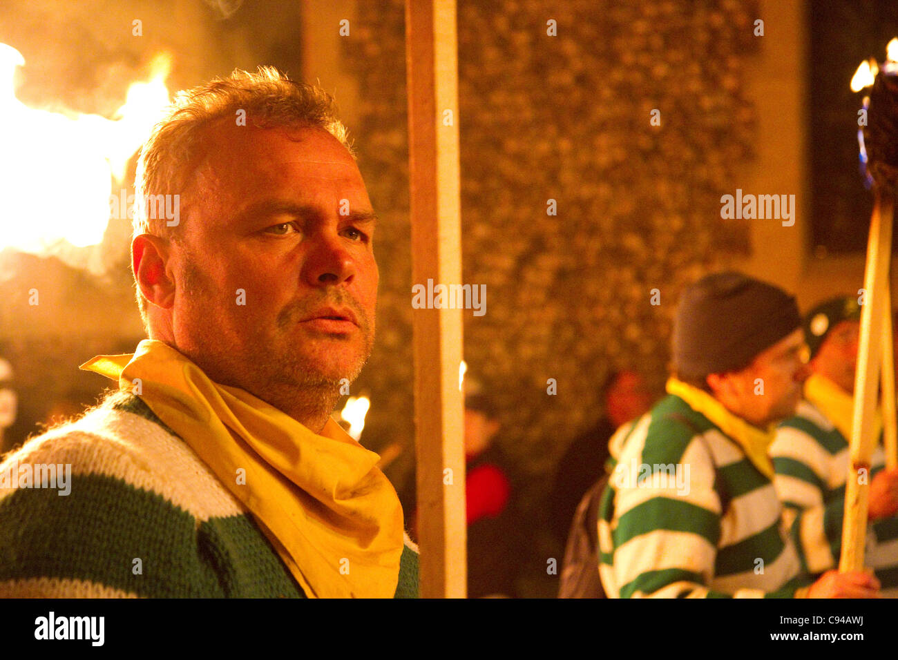 Lewes Bonfire Night parade Stock Photo - Alamy