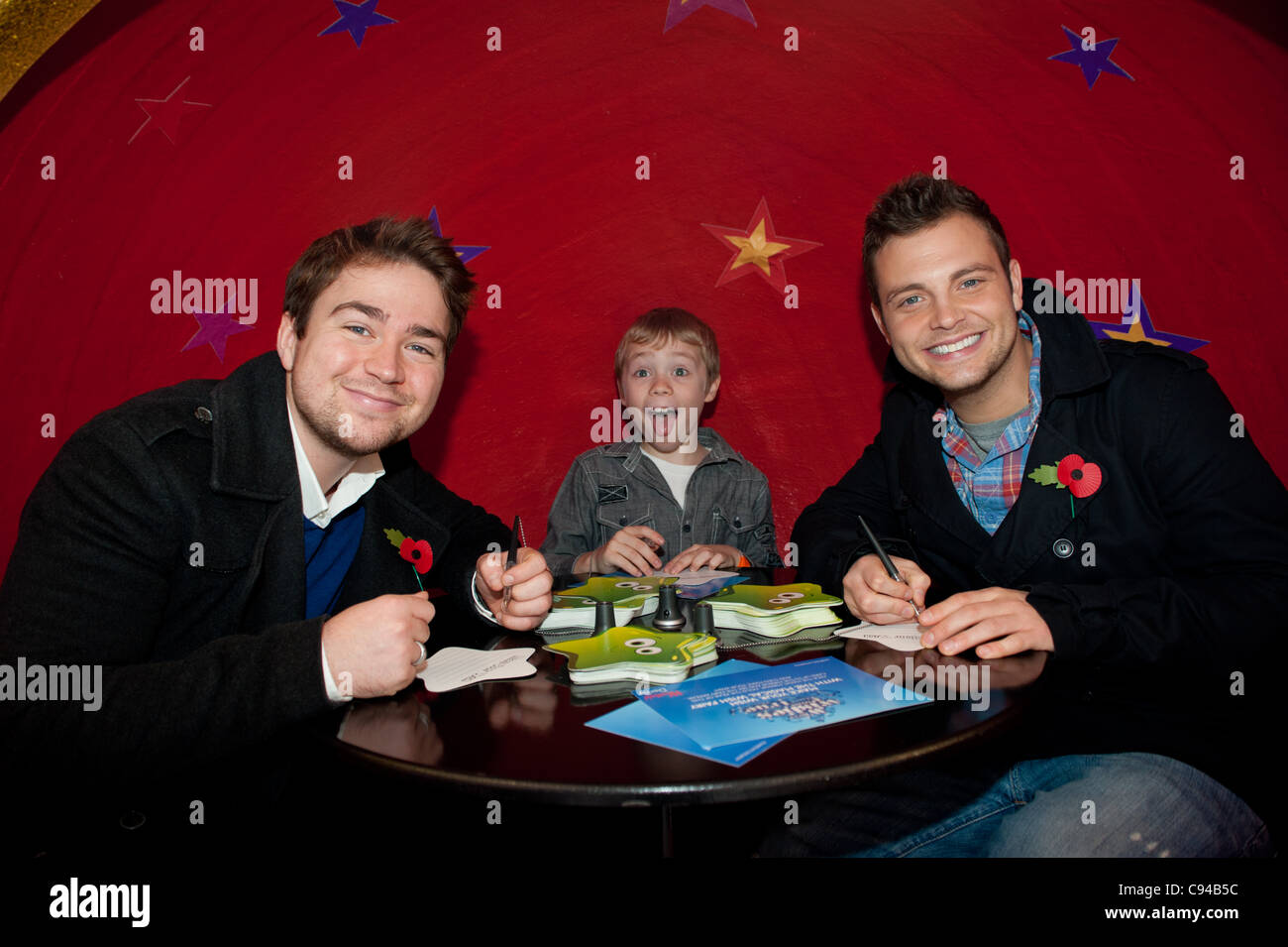 Sam and Mark opening Santas Grotto in Wesfield Derby Shopping centre ...