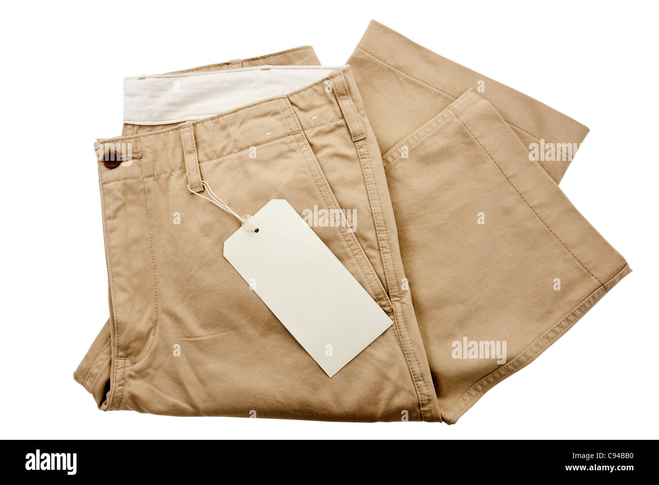 Trousers with tagging Stock Photo - Alamy