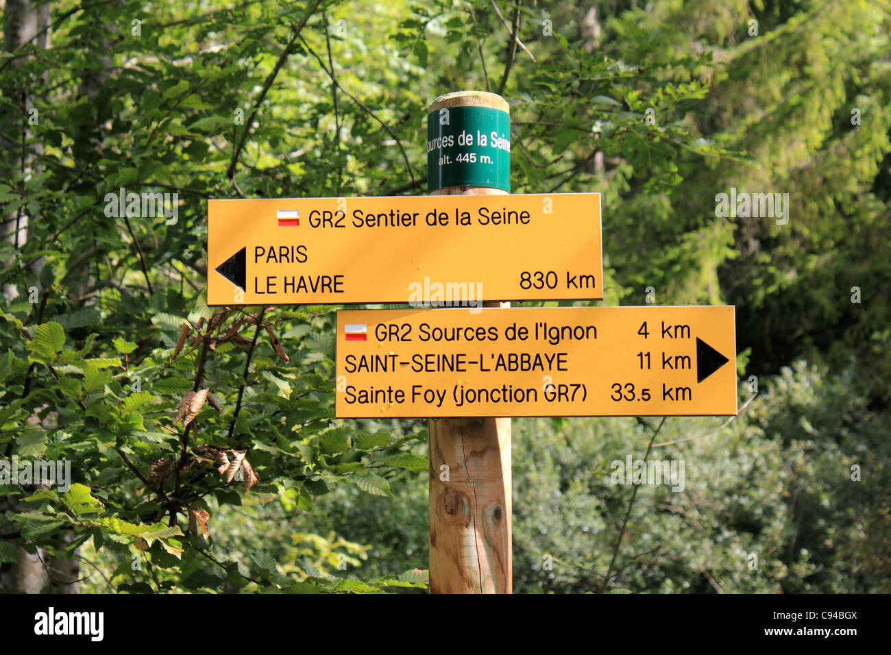 Sources de la Seine - Source of the River Seine in Côte-d'Or near Dijon ...