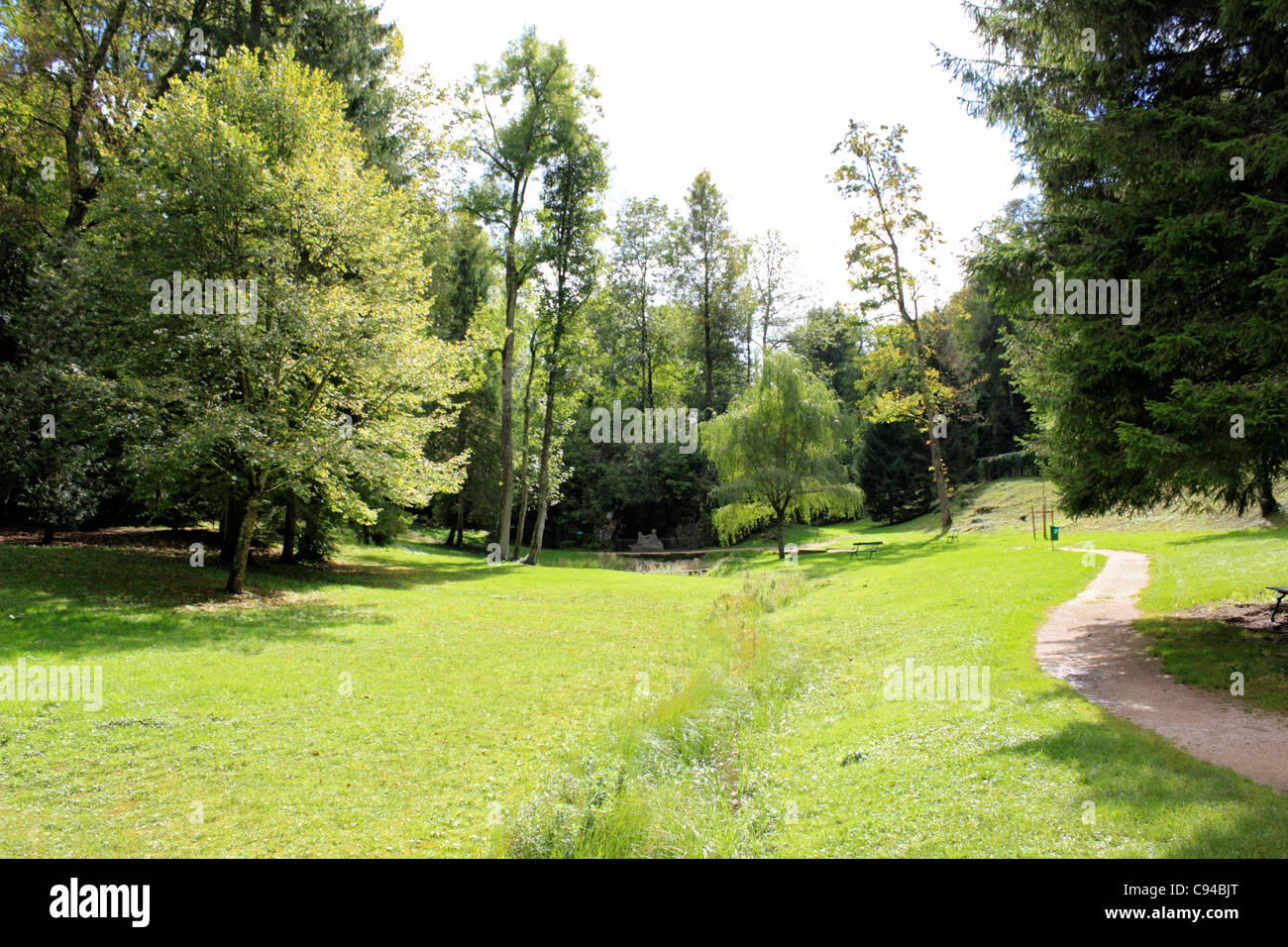 Sources de la Seine - Source of the River Seine in Côte-d'Or near Dijon ...