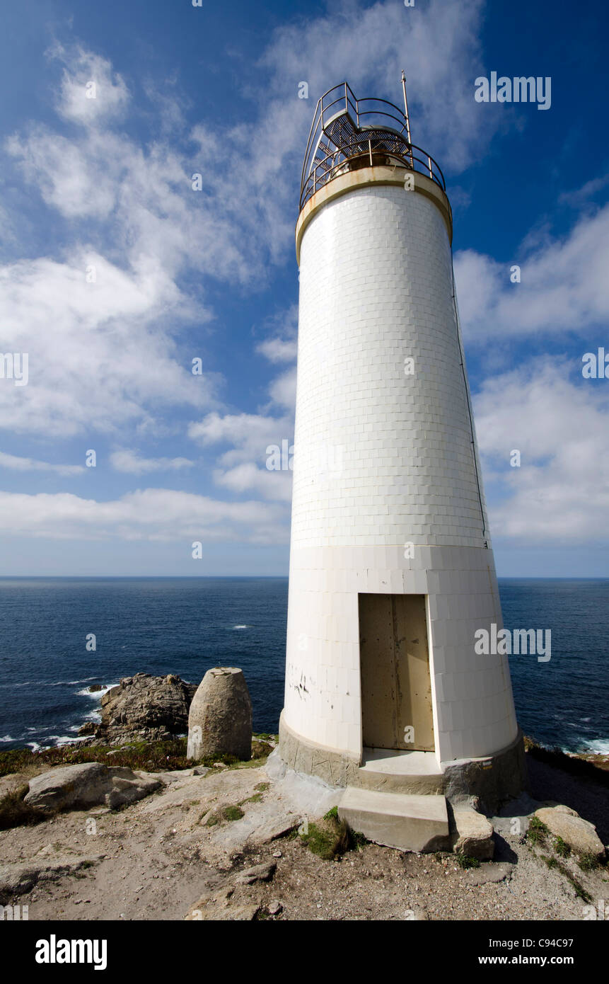 Lighthouse of Laxe - death coast, Galicia Spain Stock Photo - Alamy