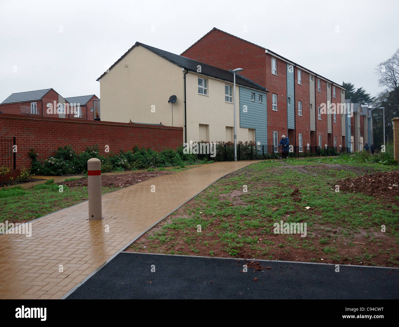 New Build Housing Development Stock Photo - Alamy