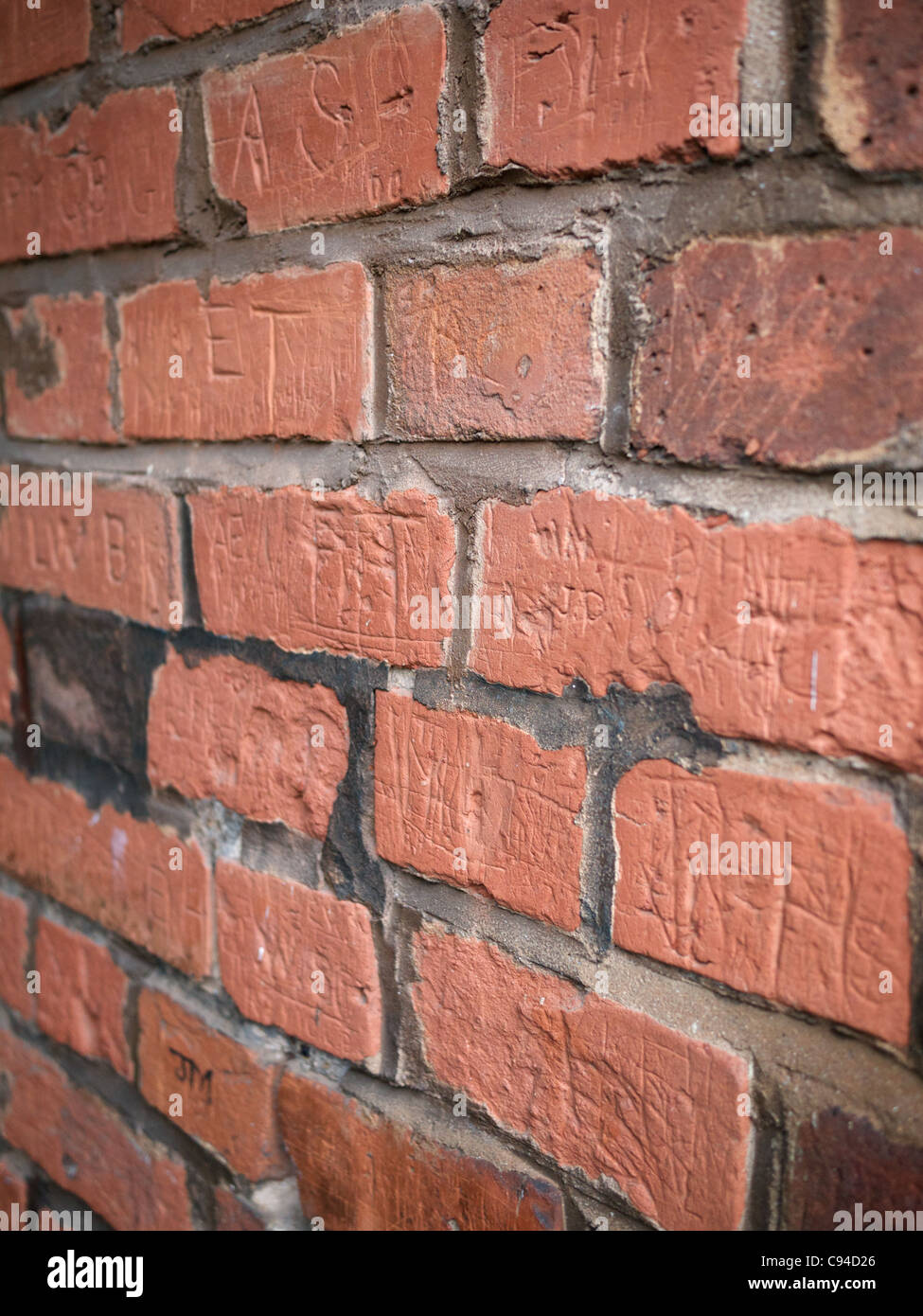 Engraved brick hi-res stock photography and images - Alamy