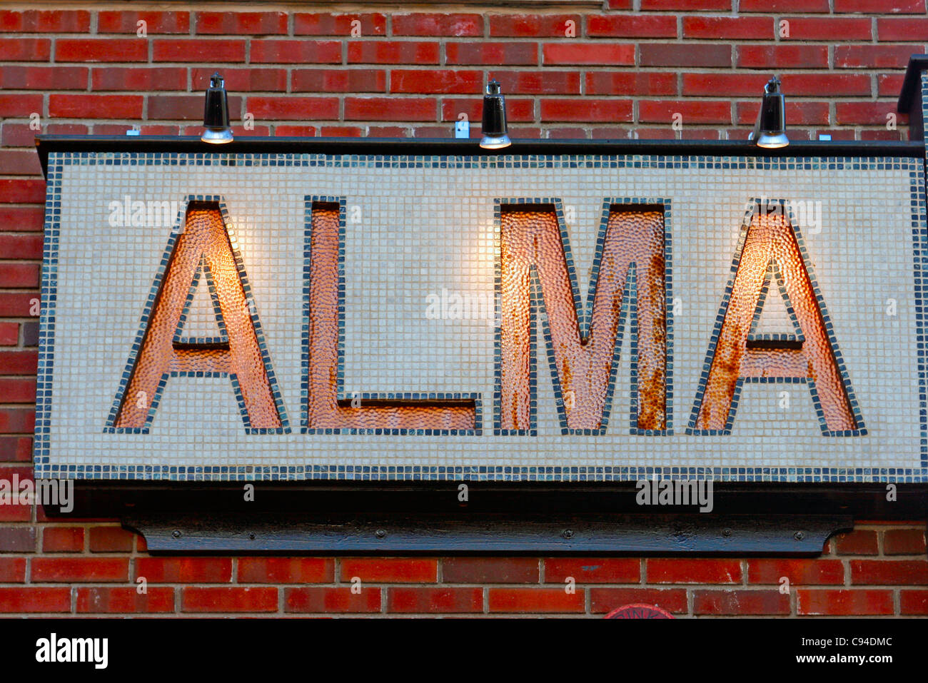 Alma Restaurant in Brooklyn New York City Stock Photo - Alamy