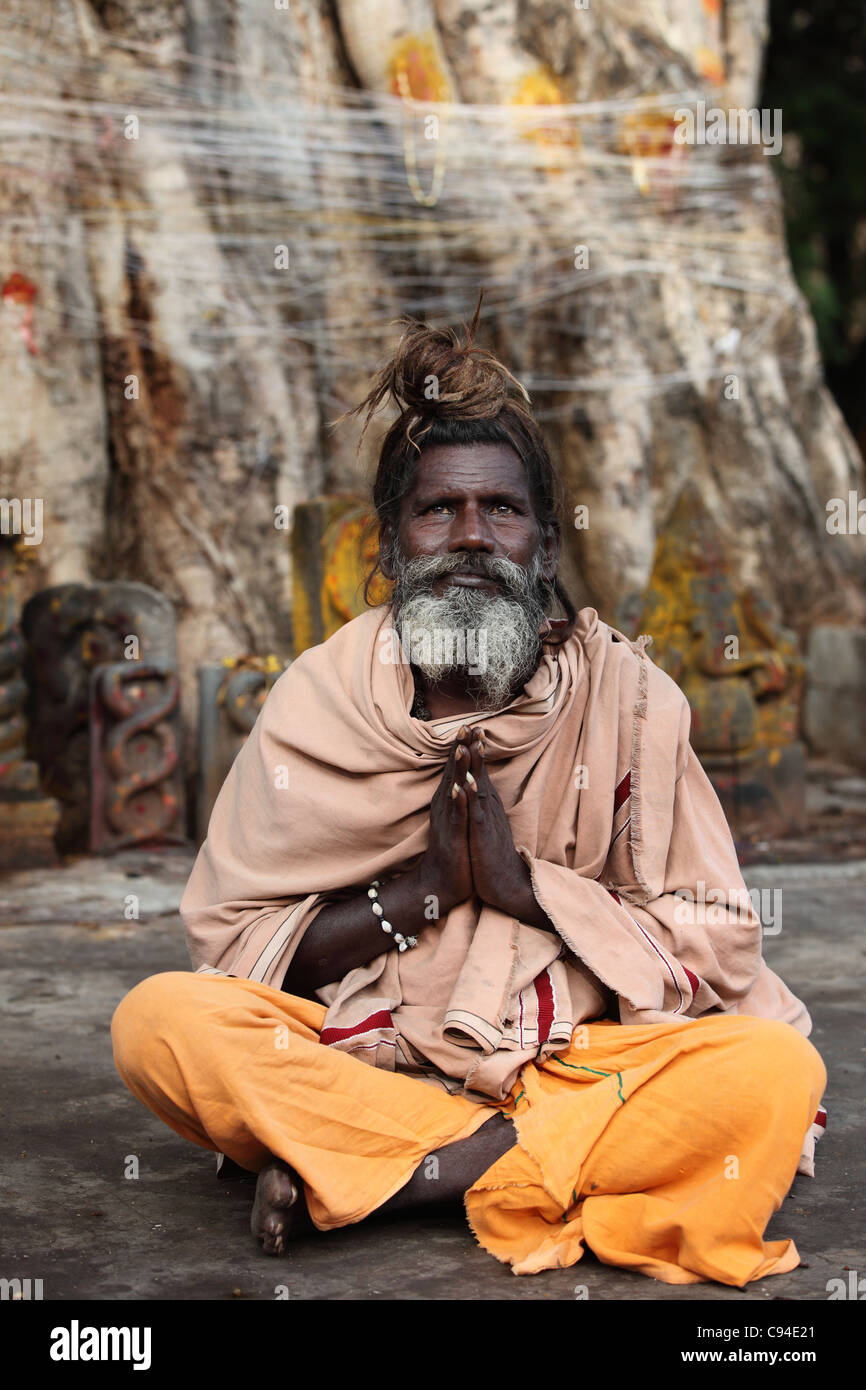 Sadhu pilgrim dreadlocks india hi-res stock photography and images - Alamy