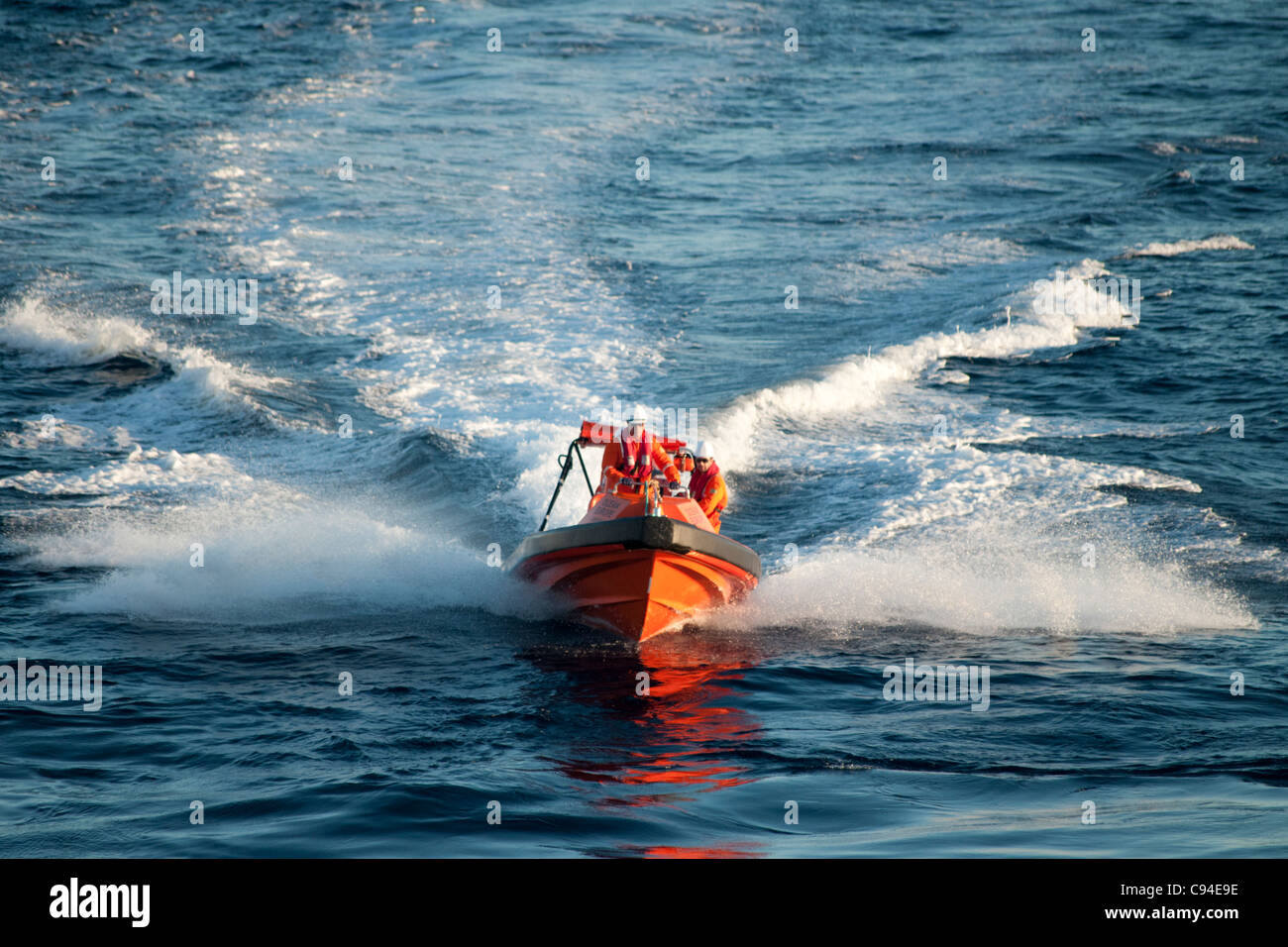 Fast Rescue Craft (FRC), or Man over board Boat (MOB) in offshore area ...