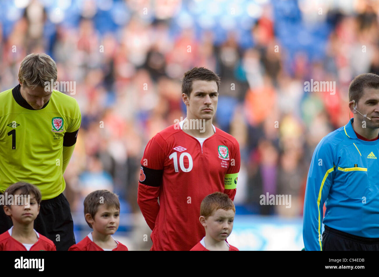 Wales captain aaron ramsey hi-res stock photography and images - Alamy